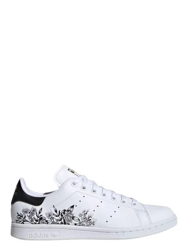 Adidas Stan Smith Floral Sneakers - White