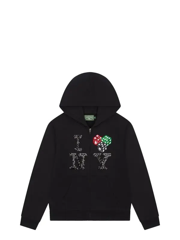 DENIM TEARS Cee-lo Ny Zip Hoodie - Black
