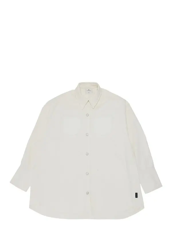 COURREGES Mega Denim Shirt - White