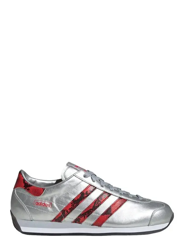 Adidas Country Japan Snakeskin Sneakers - Silver