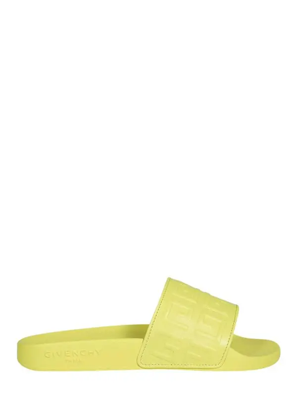 Givenchy 4g Slides - Yellow