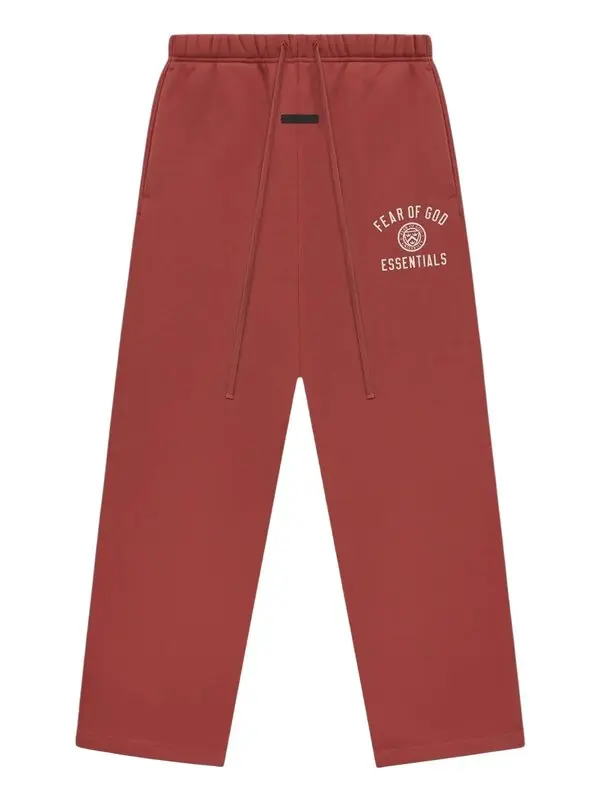 Fear Of God Fleece Relaxed Sweatpants - Red