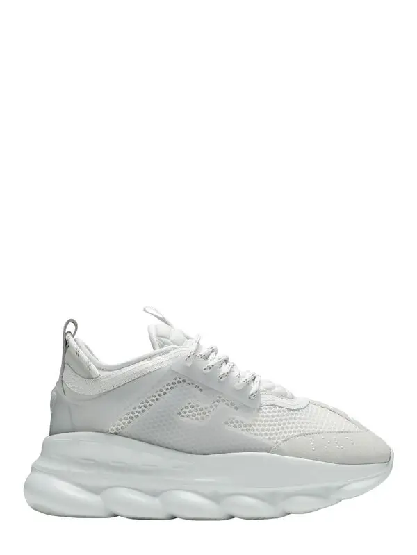 Versace Chain Reaction Sneakers - White