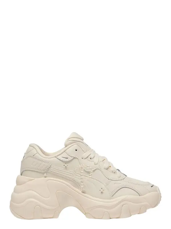 PUMA Pulsar Wedge Pearl Sneakers - Cream