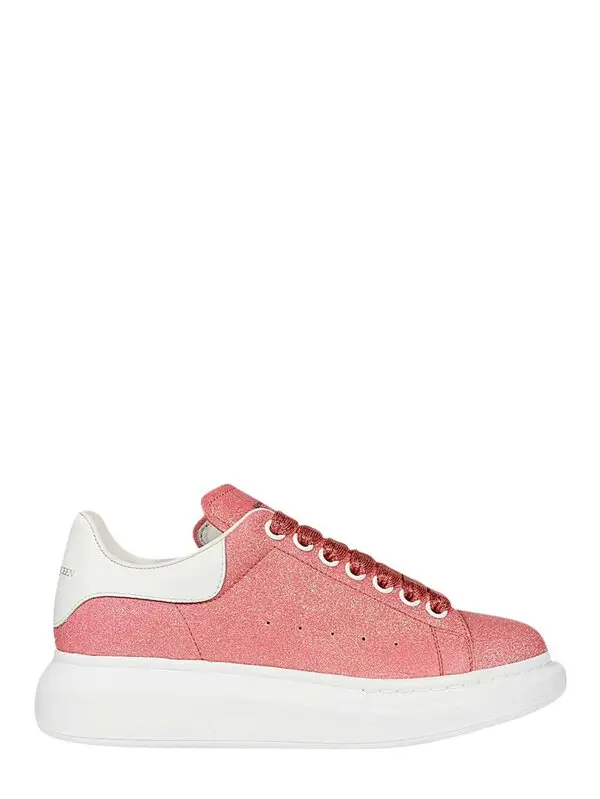 Alexander McQueen Oversized Glitter Sneakers - Pink