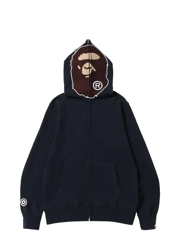 BAPE Overdye 2nd Ape Full Zip Hoodie - Black