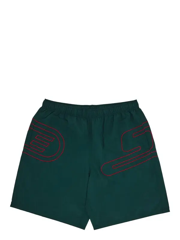 Supreme Big Logo Nylon Short - Green