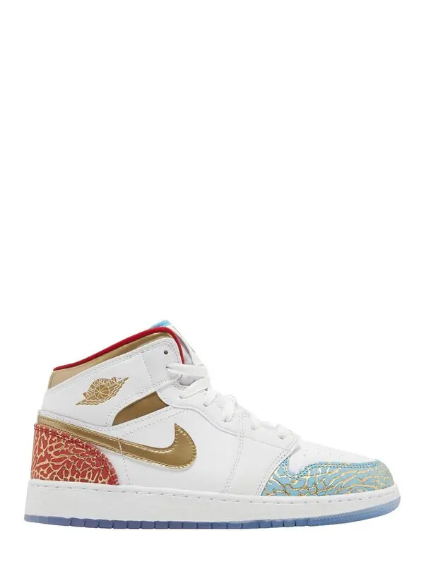JORDAN 1 Mid Gs Sneakers - White