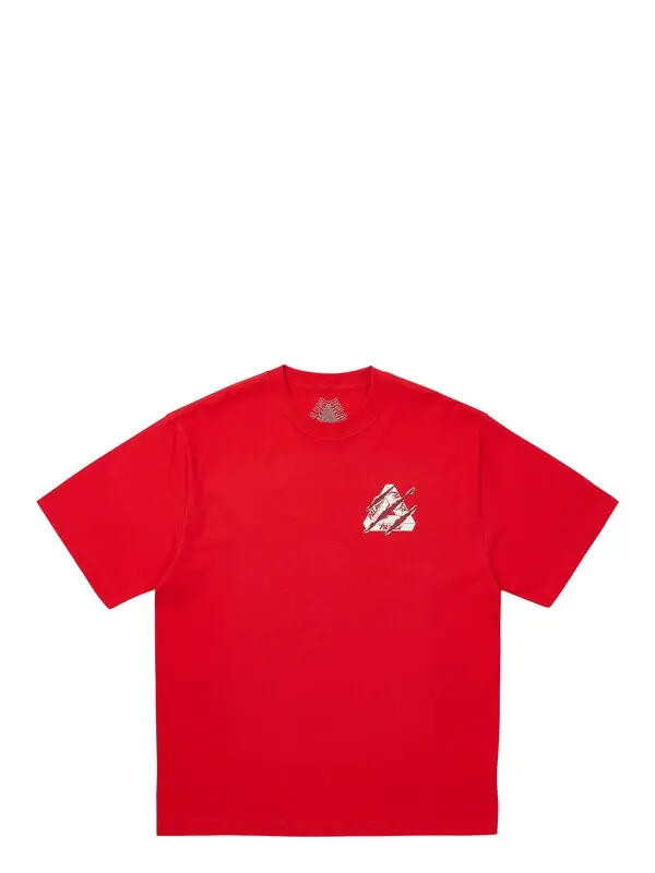 PALACE Ripped Tri T-shirt - Red