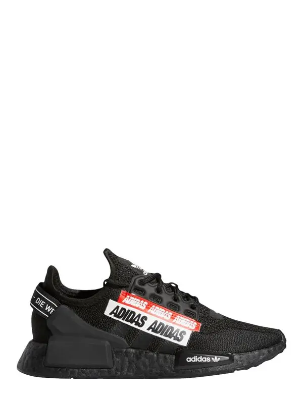Adidas Nmd_r1 V2 J 'overbranded' Sneakers - Black