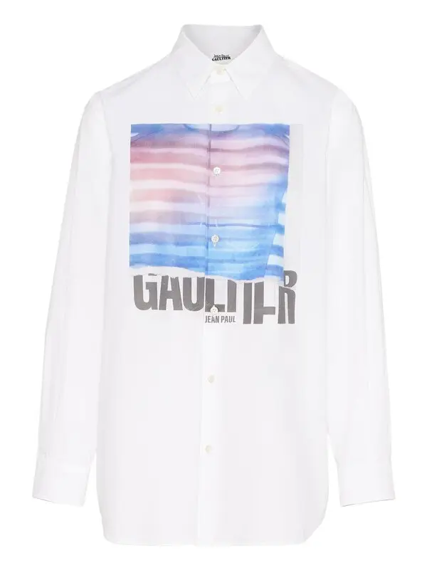 Jean Paul Gaultier Printed Shirt - White