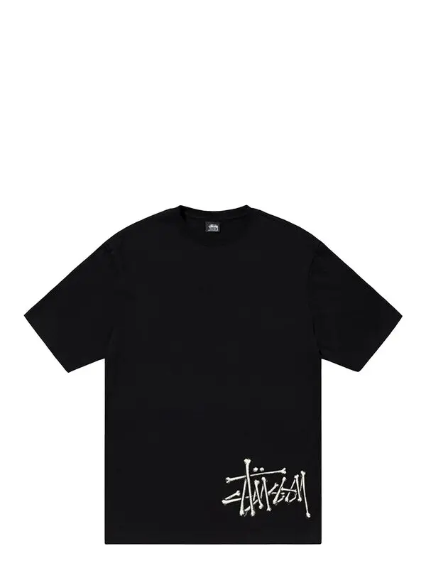StÜssy Bones Stock Tee - Black