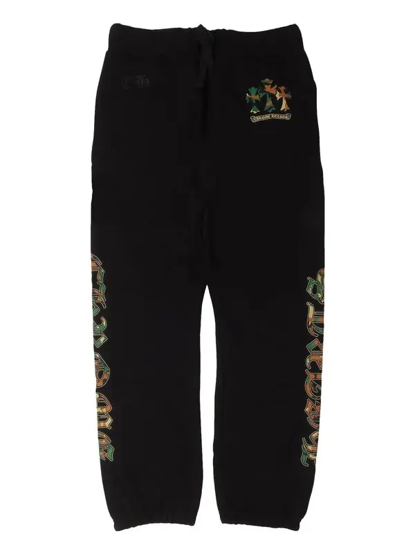Chrome Hearts Camo Triple Cross Sweatpants - Black
