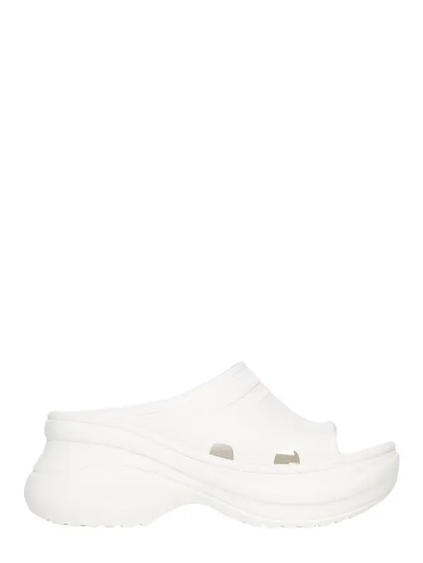 Balenciaga Crocs X Pool Slide Sandal - White