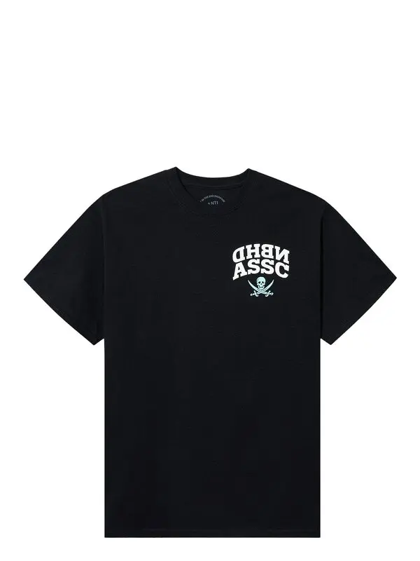 ANTI SOCIAL SOCIAL CLUB X Neighborhood Reverse Logo Tee - Black