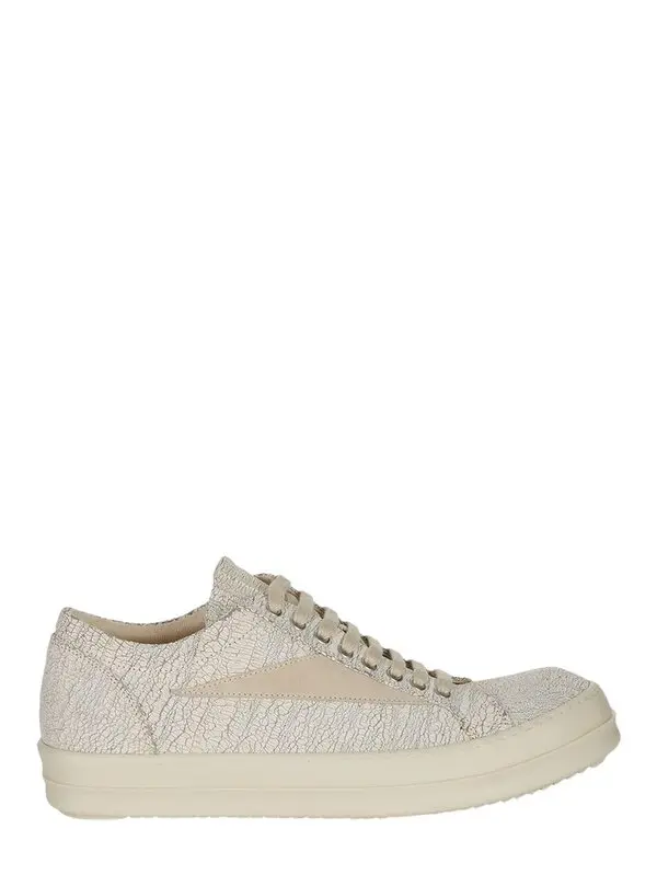 Rick Owens Hollywood Vintage Low Sneakers - White