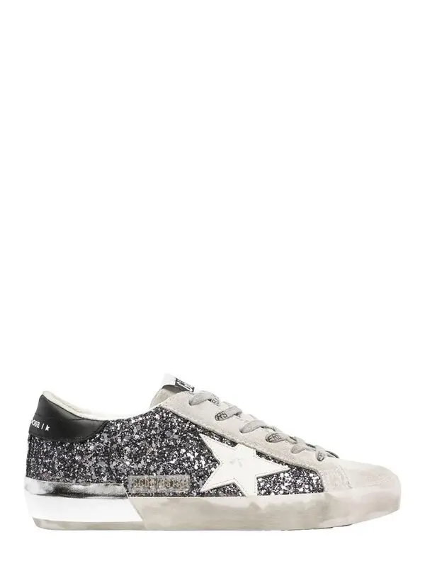GOLDEN GOOSE Superstar Glitter Sneakers - Grey