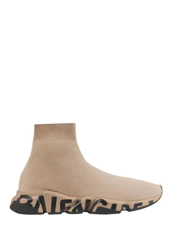 Balenciaga Speed Sneaker 'midsole Graffiti - Brown