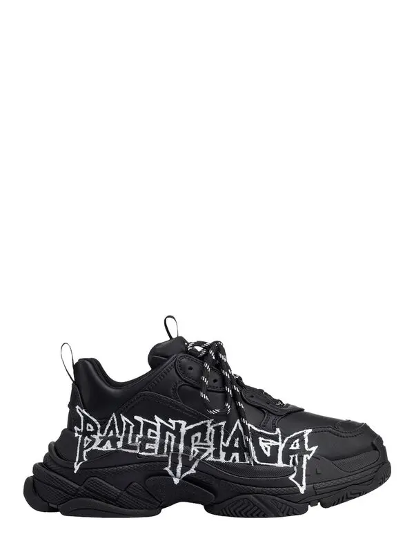 Balenciaga Triple S Sneaker Diy Metal - Black