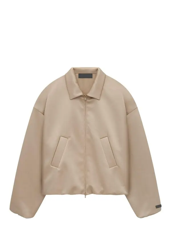 Fear Of God Satin Nylon Bomber Jacket - Tan