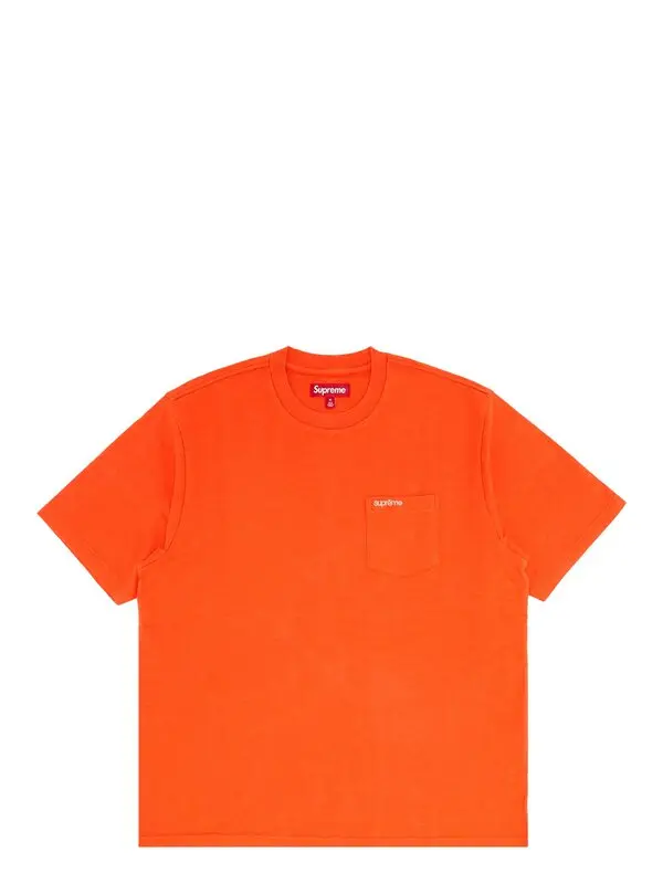 Supreme Short-sleeve Pocket Tee - Orange
