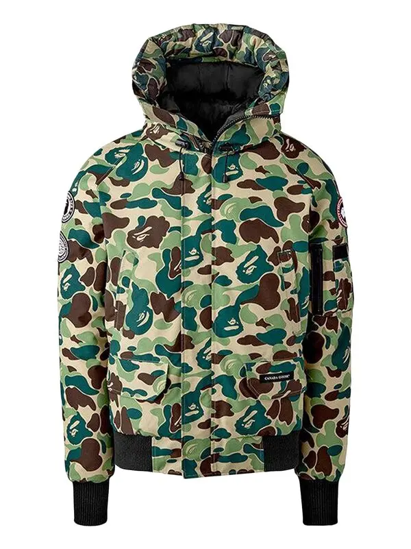 A BATHING APE X Concepts X Canada Goose Chilliwack Bomber Jacket - Green