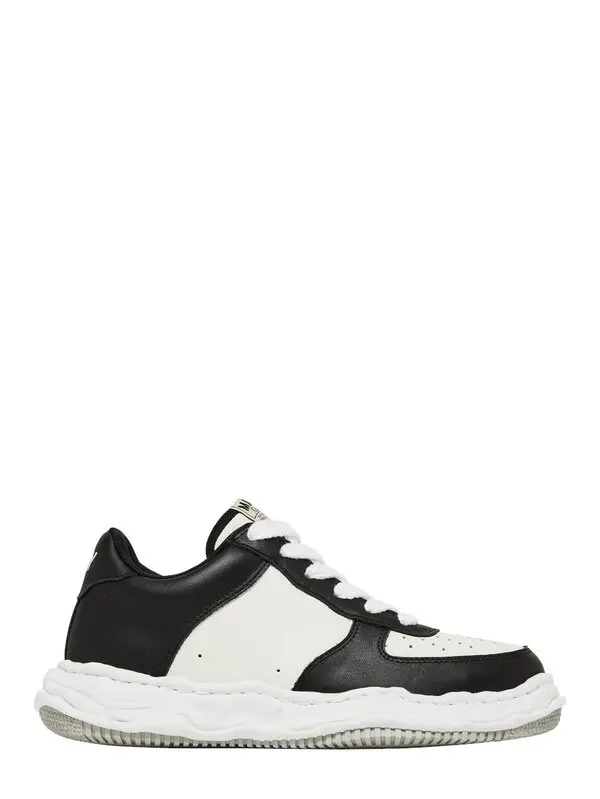 Mihara Yasuhiro Wayne Og Sole Leather Low Sneakers - Black