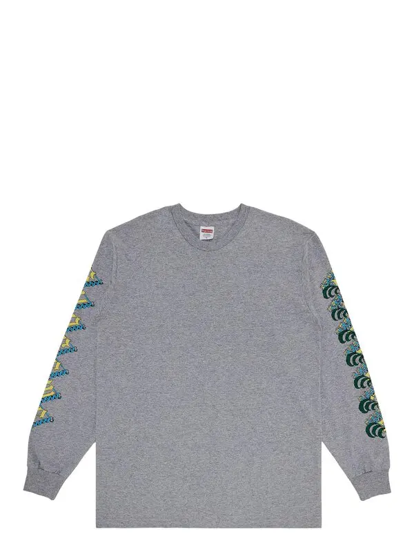 Supreme Strawberries Long-sleeve Tee - Grey