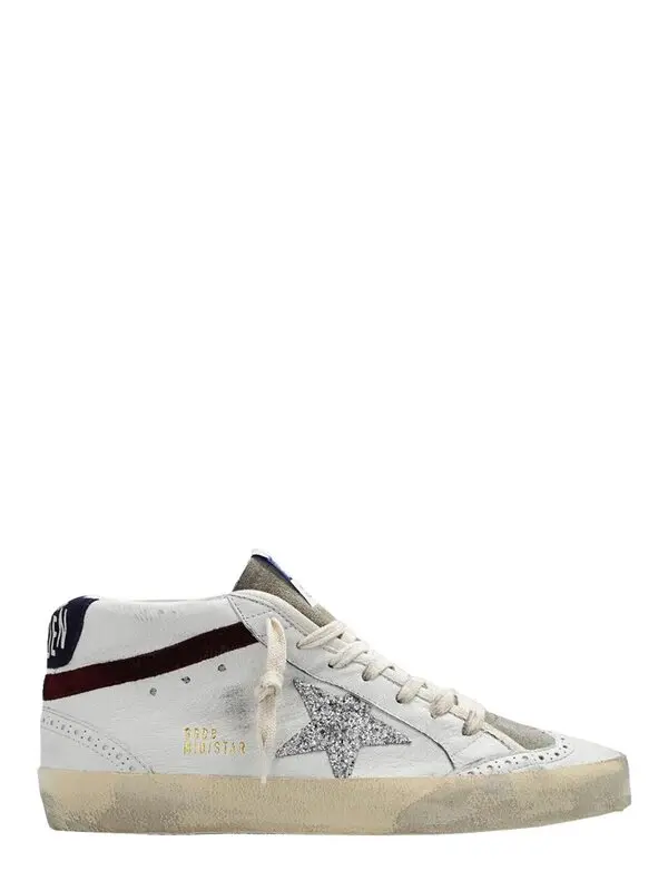 GOLDEN GOOSE Mid Star Sneakers - White