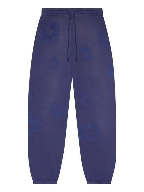 DENIM TEARS Mono Cotton Wreath Sweatpants - Blue
