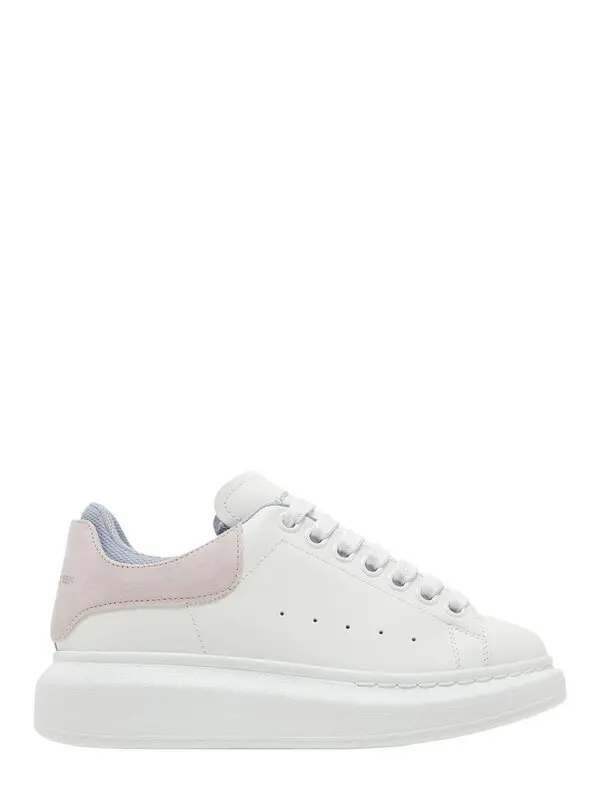 Alexander McQueen Oversized Sneaker With Double Heel Tab - White