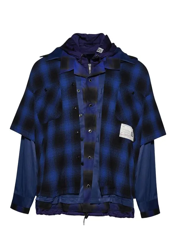 Mihara Yasuhiro Four Layered Shirt - Blue
