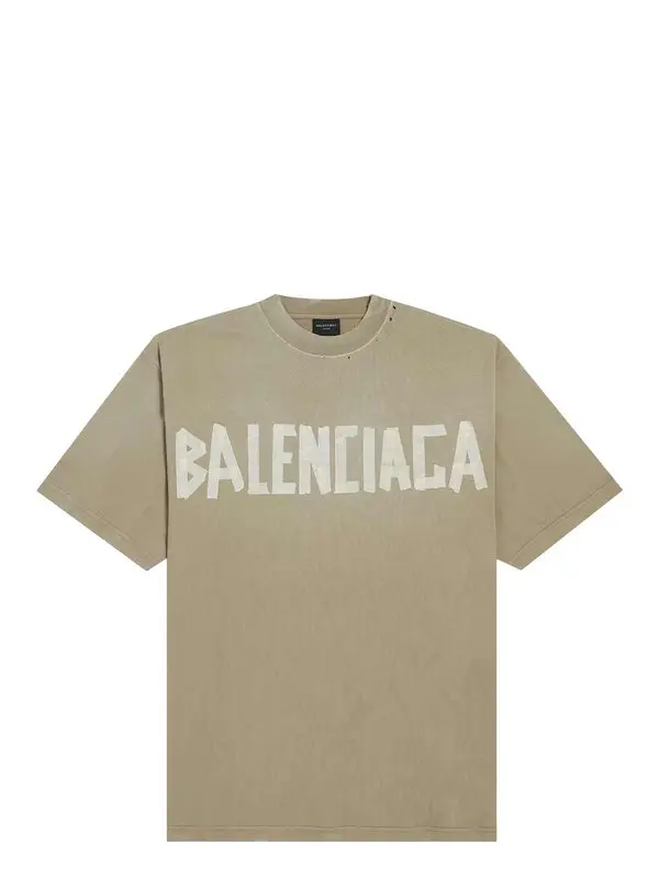 Balenciaga Tape Type T-shirt - Green