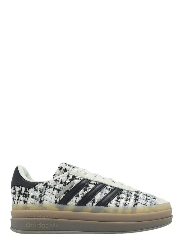 Adidas Gazelle Bold Tweed Sneakers - White