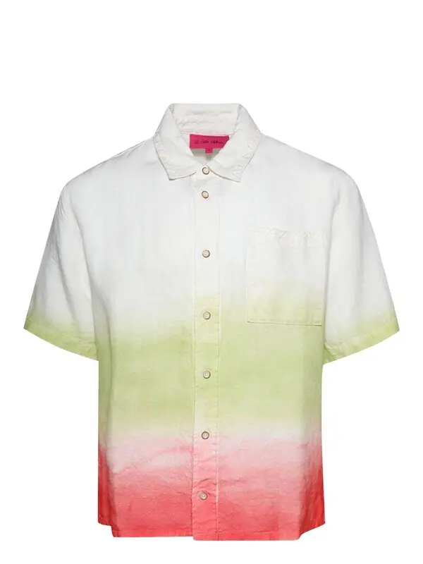 THE ELDER STATESMAN Sulfur Gradient Overshirt - Multicolor