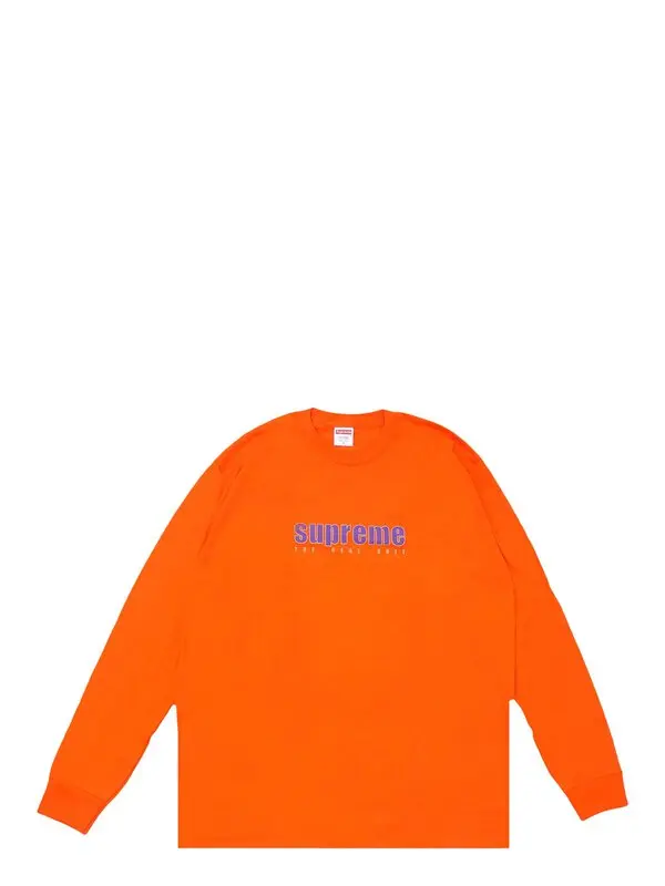 Supreme The Real Shit Long-sleeve Tee - Orange