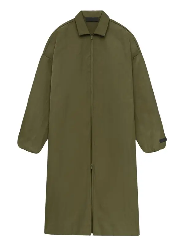 Fear Of God Textured Nylon Trench - Green