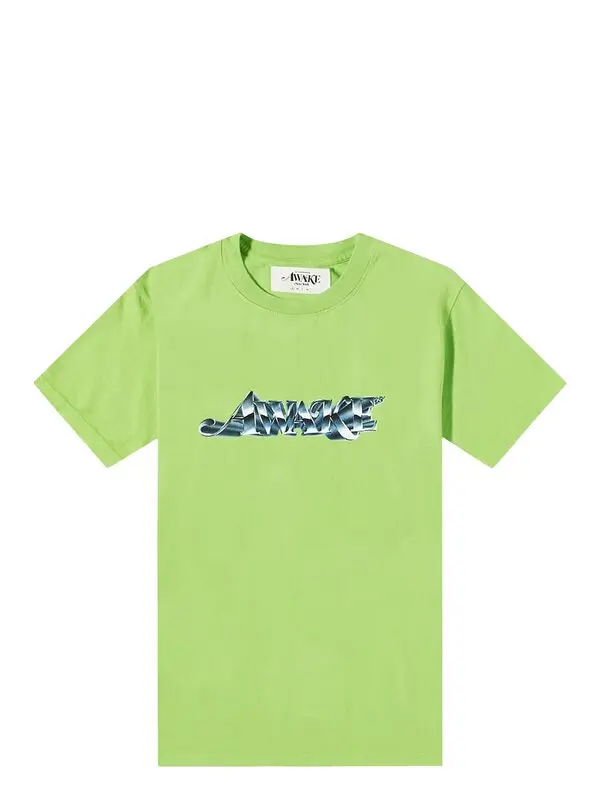 AWAKE NY Chrome Logo T-shirt - Green