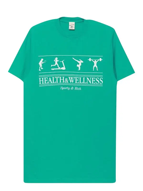 SPORTY & RICH Health Wellness T-shirt - Blue