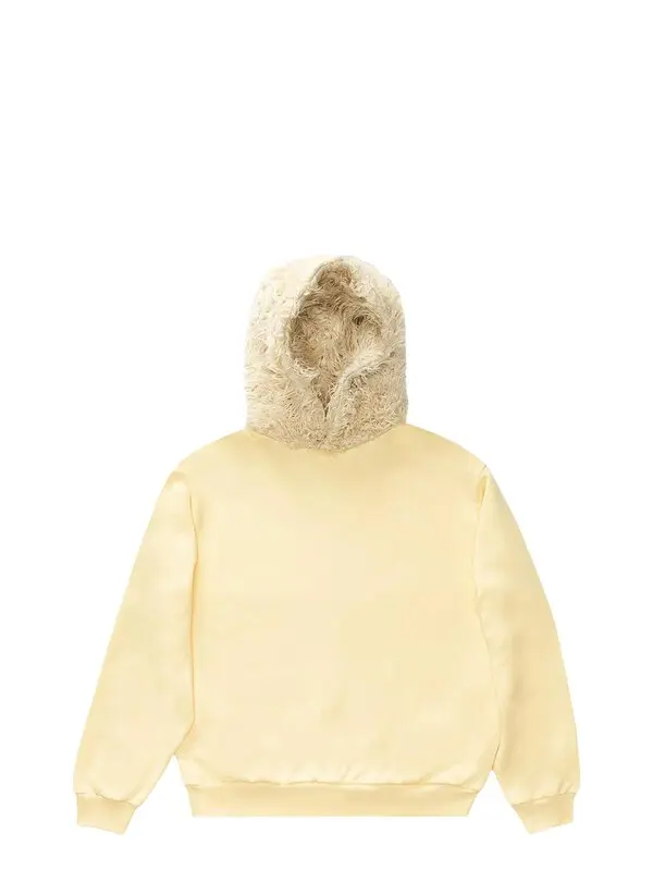 Marni Faux Fur Hooded Sweatshirt - Yellow