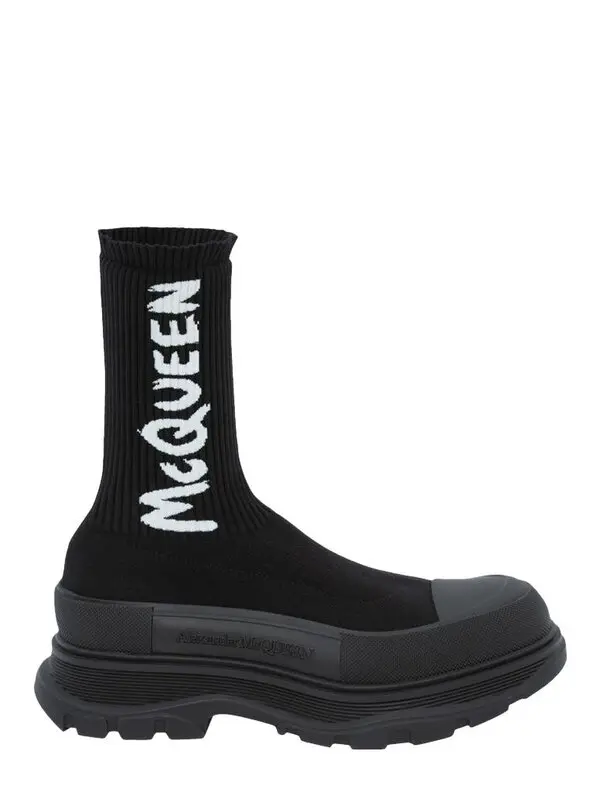 Alexander McQueen Tread Slick Boot - Black