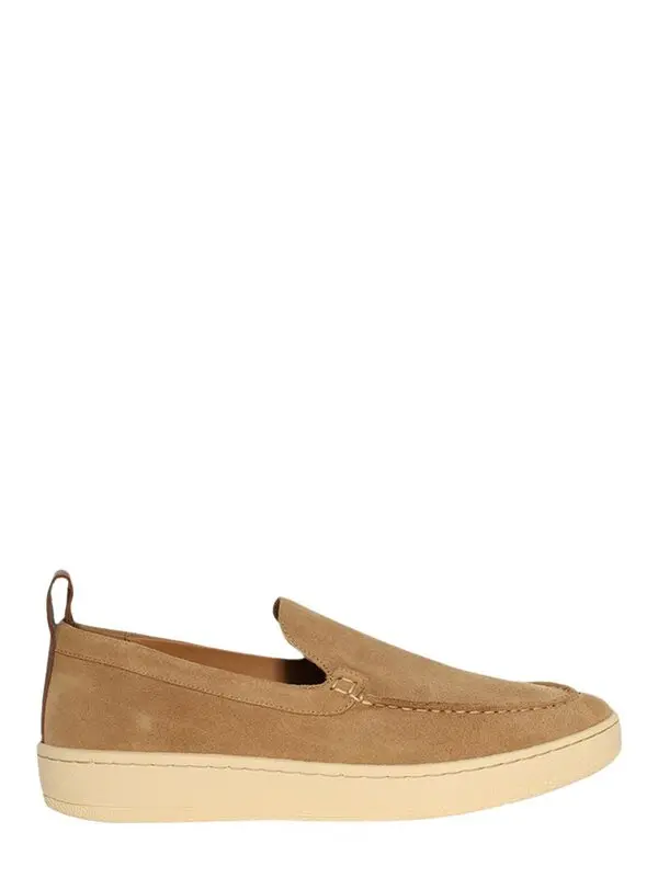 LANVIN Cruiser Suede Moccasins - Cream