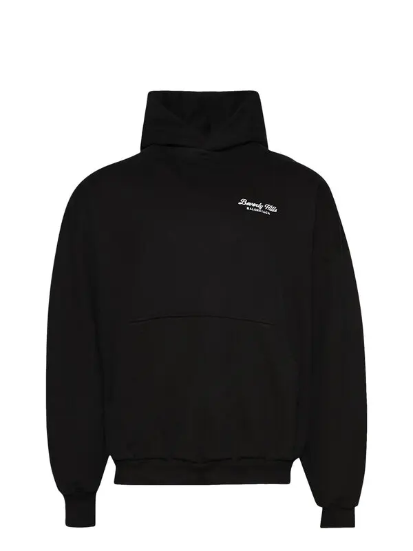 Balenciaga Beverly Hills Oversized Hoodie - Black