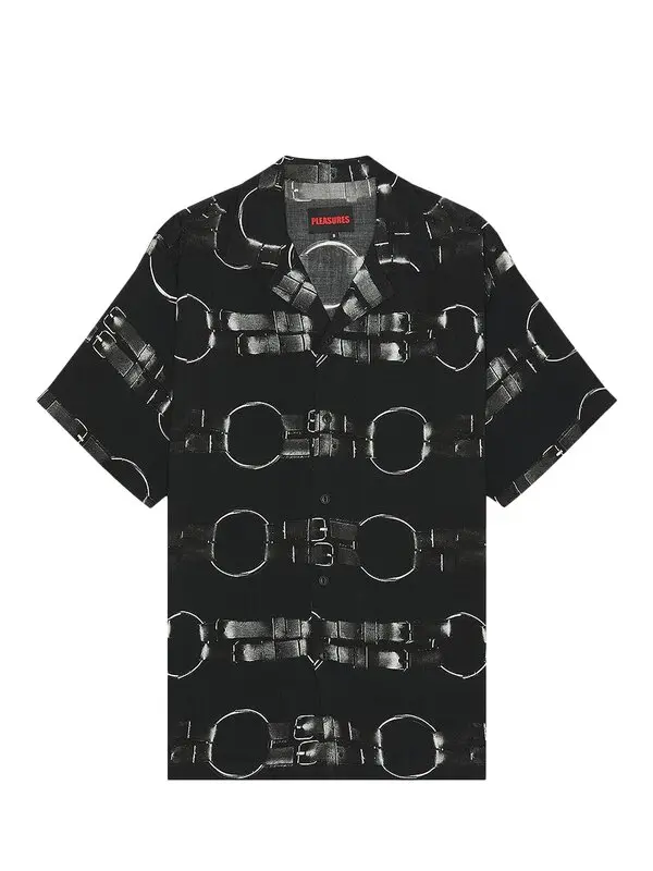 PLEASURES Straps Button-down Shirt - Black