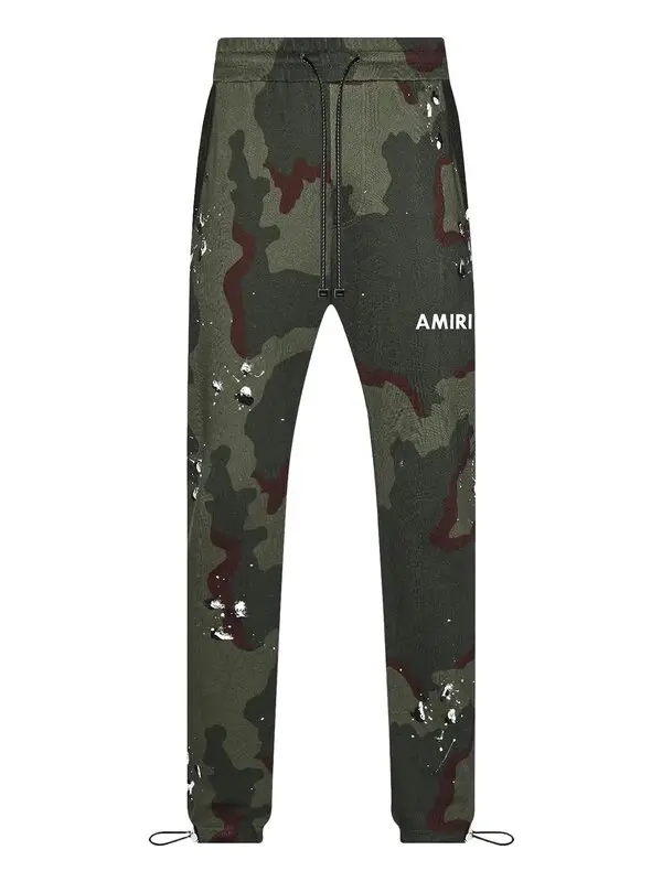 Amiri Army Logo Sweatpant - Green
