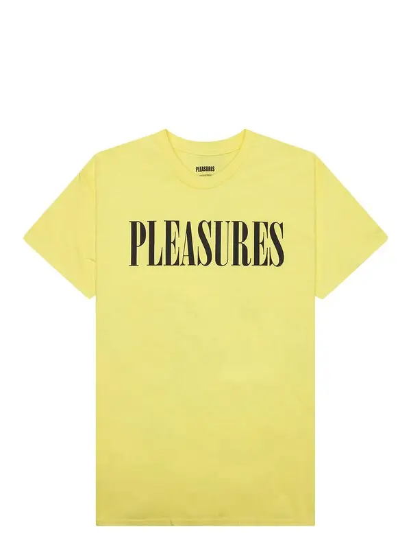 PLEASURES Onyx 24 T-shirt - Yellow