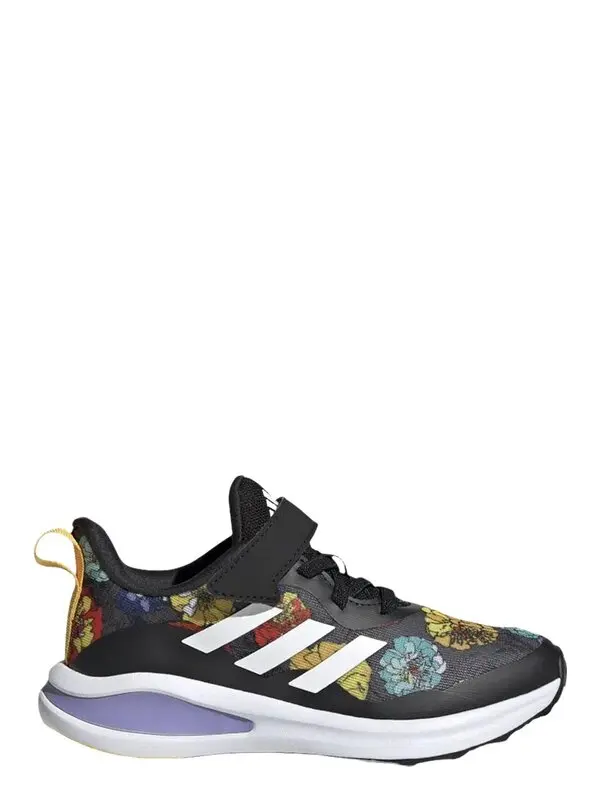 Adidas Fortarun J Floral Sneakers - Black