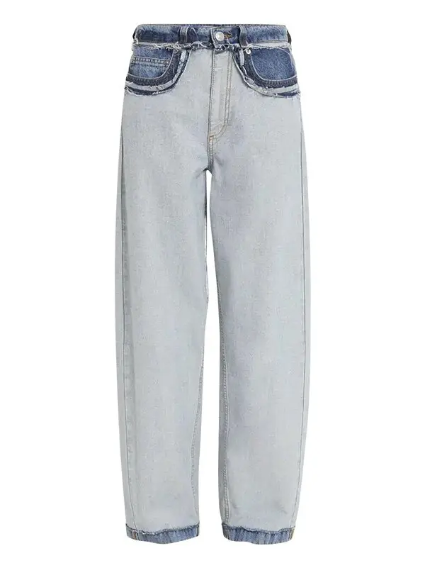 Marni Stone Washed Denim Pants - Blue