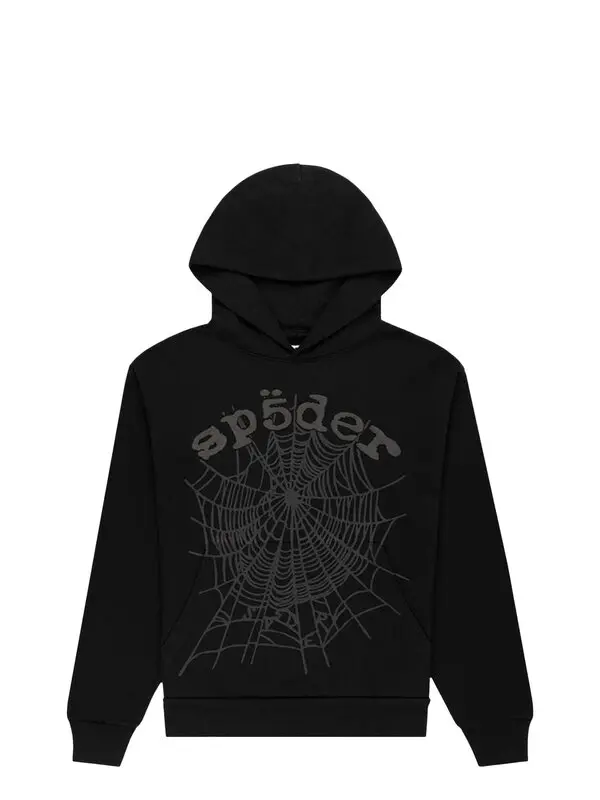 SP5DER Phantom Web Hoodie - Black