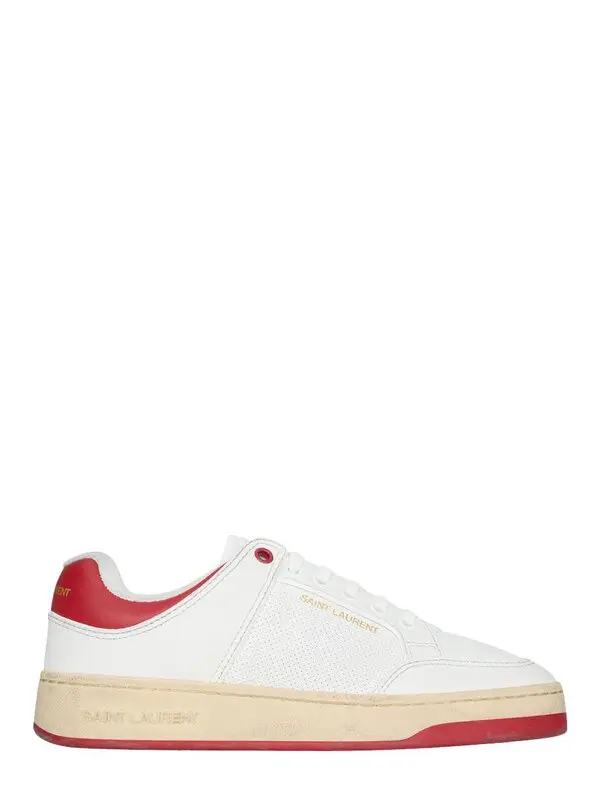 Saint Laurent Sl-61 Low Top Sneakers - White